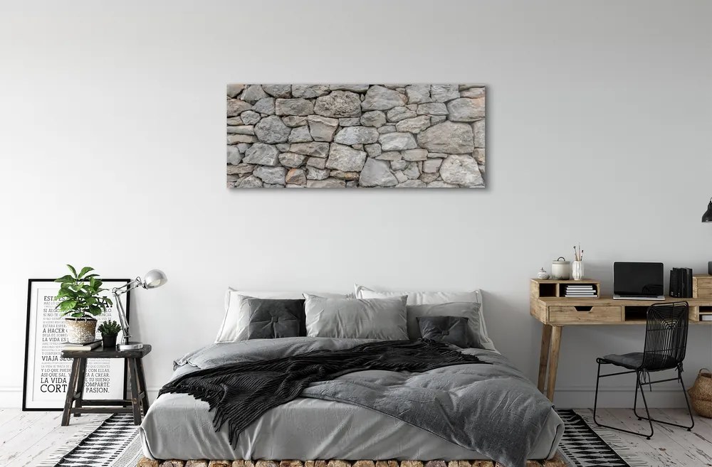 akrylový obraz Kamenná zeď wall 120x60 cm