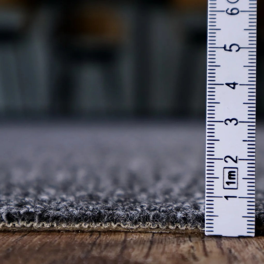 Condor Carpets, Metrážový koberec Rambo-Bet 78, na míru, šíře 3m,4m,5m, šedá, filc, kuchyně