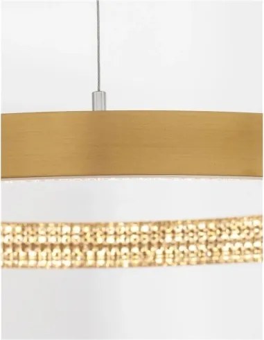 Závěsné LED svítidlo NOVA LUCE PRESTON 30W 3000K 9285401 stmívatelné Triac