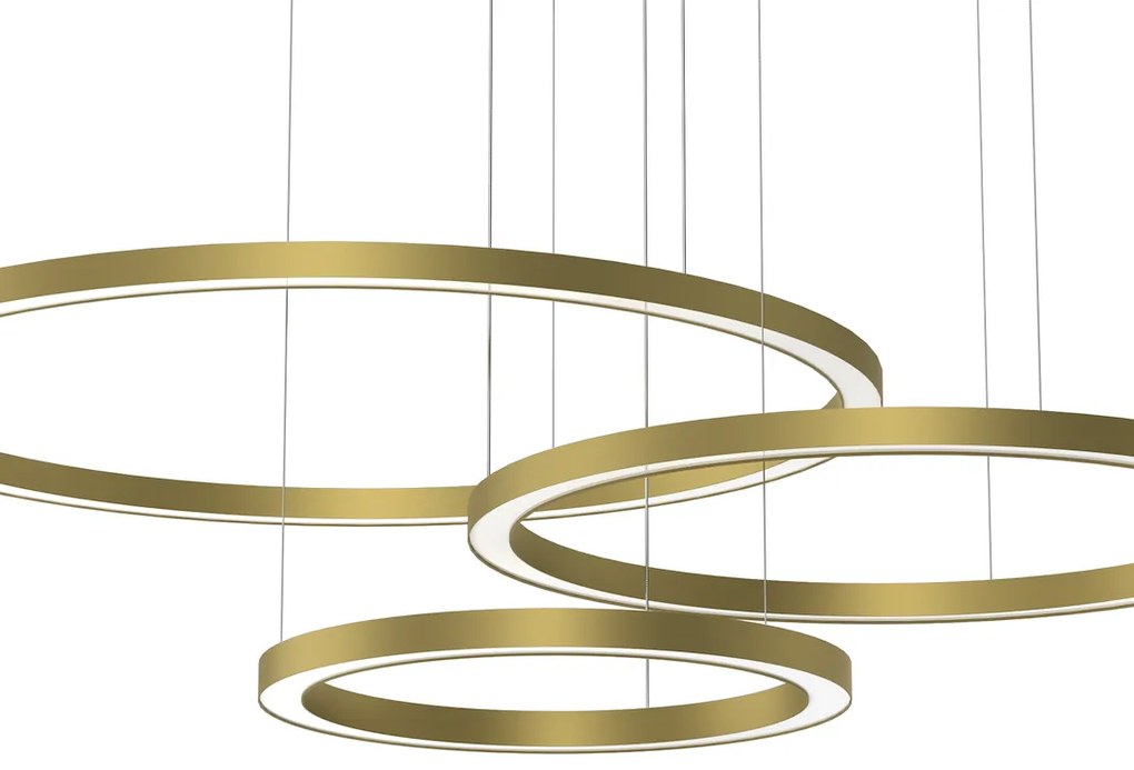 Závěsné LED svítidlo Galaxie, 3x LED 85w, 3500k, g