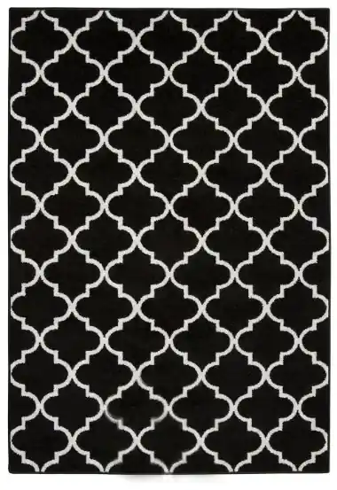 Family F. Koberec kusový marocký jetel černý různé rozměry Rozměr:  120x170cm | BIANO