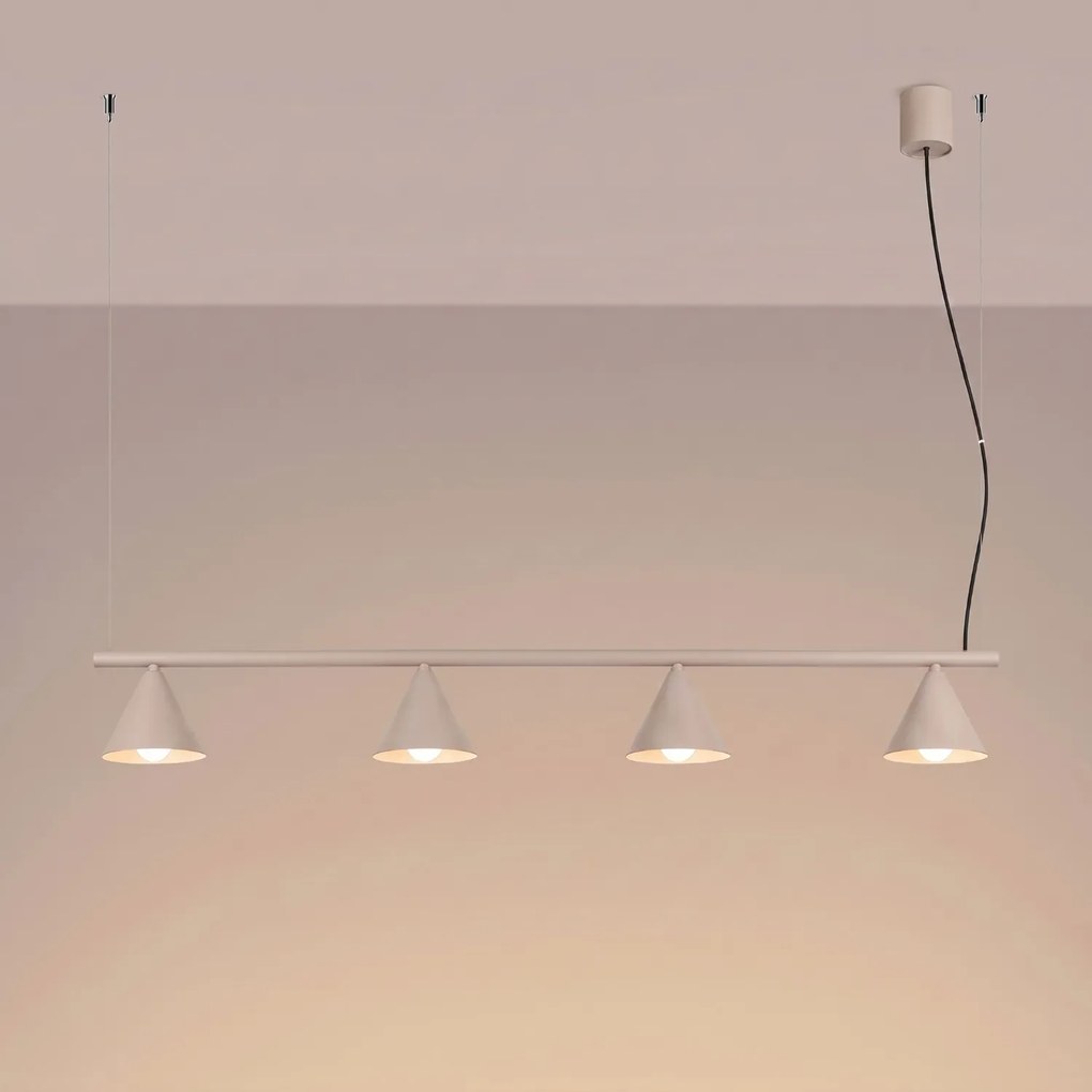 Sollux Lighting Lustr NOX 4L taupe