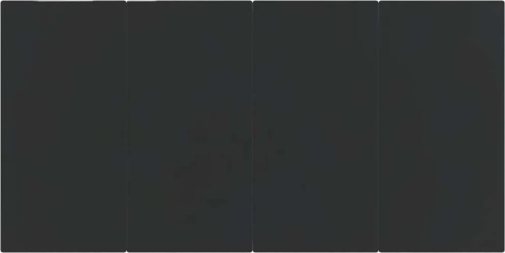 vidaXL 5dílný zahradní jídelní set černý PVC ratan [3156548]