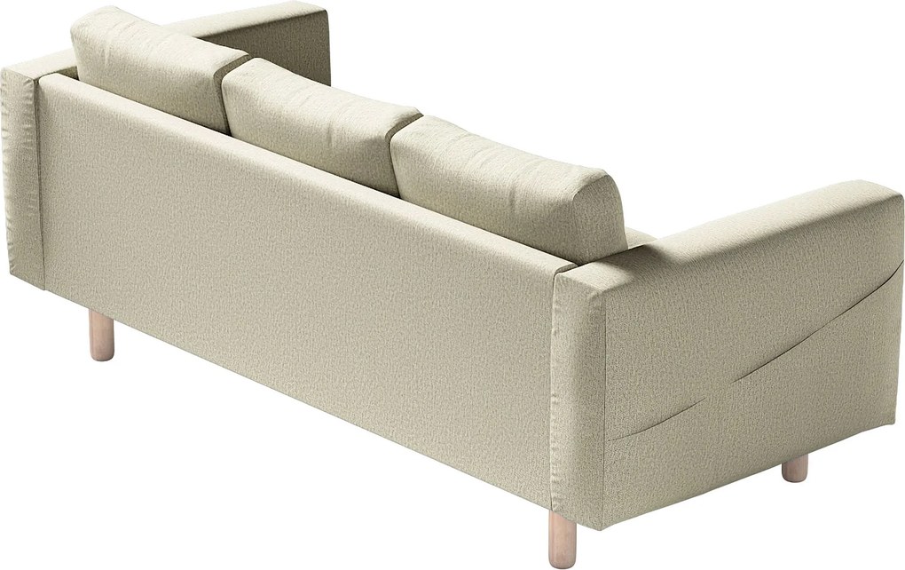 Potah na pohovku IKEA Norsborg 3-místná barva béžová látka pletený vzor