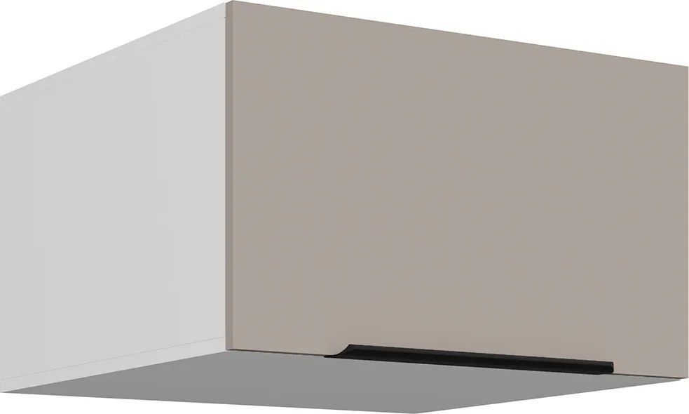 ARIA lb | horní skříňka 60 NAGU-36 1F výklopná | 60 cm | HLUBOKÁ | ANTI FINGERPRINT povrch | bílá/béžová
