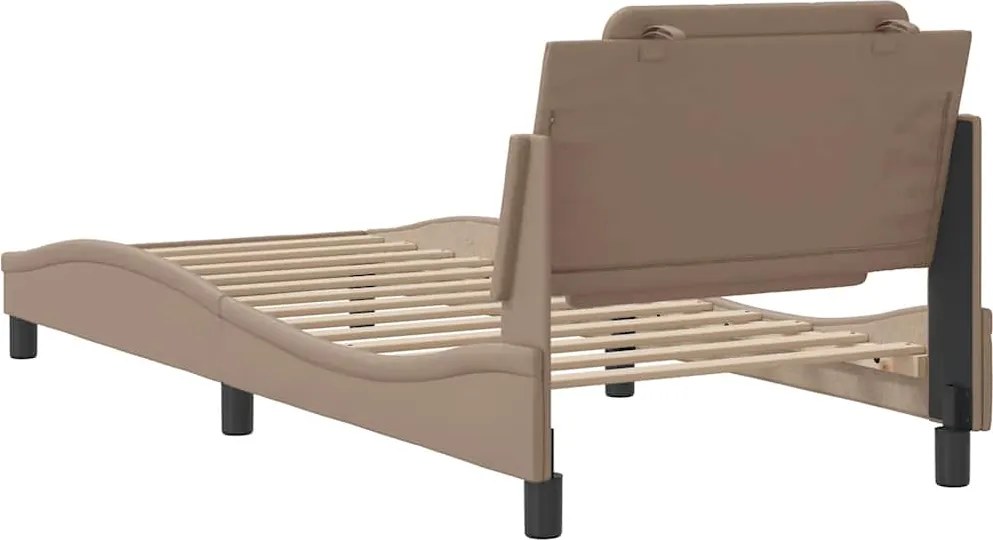 Rám postele bez matrace Zadar cappuccino 90x200 cm umělá kůže 3208160