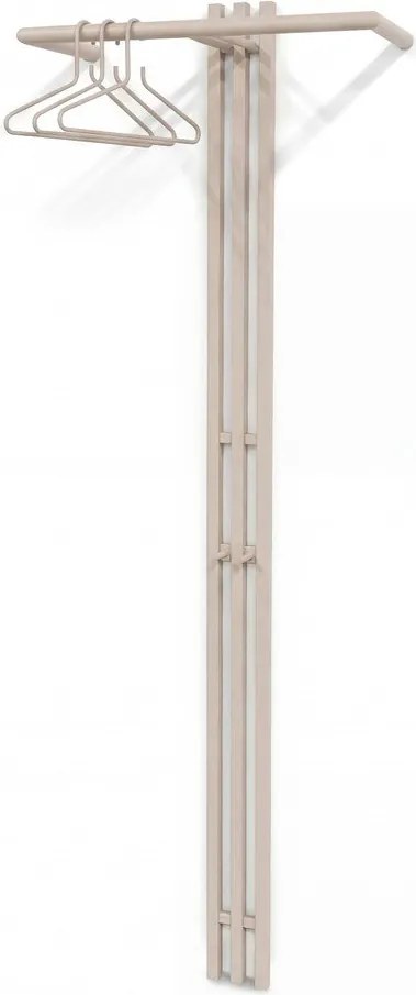 Taupe ocelový nástěnný věšák 65 cm Senza – Spinder Design