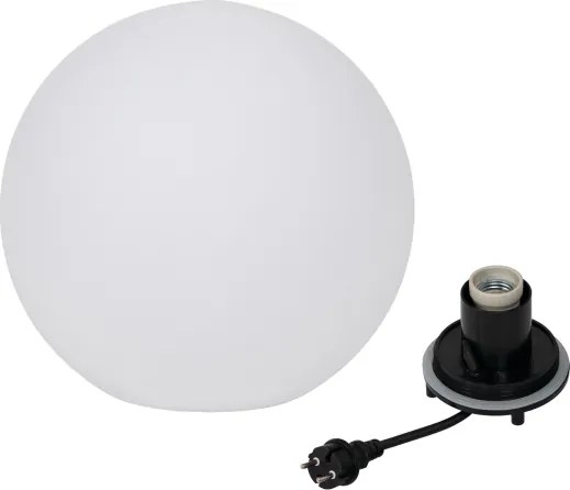 Kanlux 45932 - Venkovní lampa STONO 1xE27/20W/230V pr. 40 cm IP65 bílá