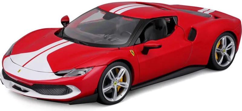 Bburago ferrari 296 gtb assetto fiorano 1:18 červená