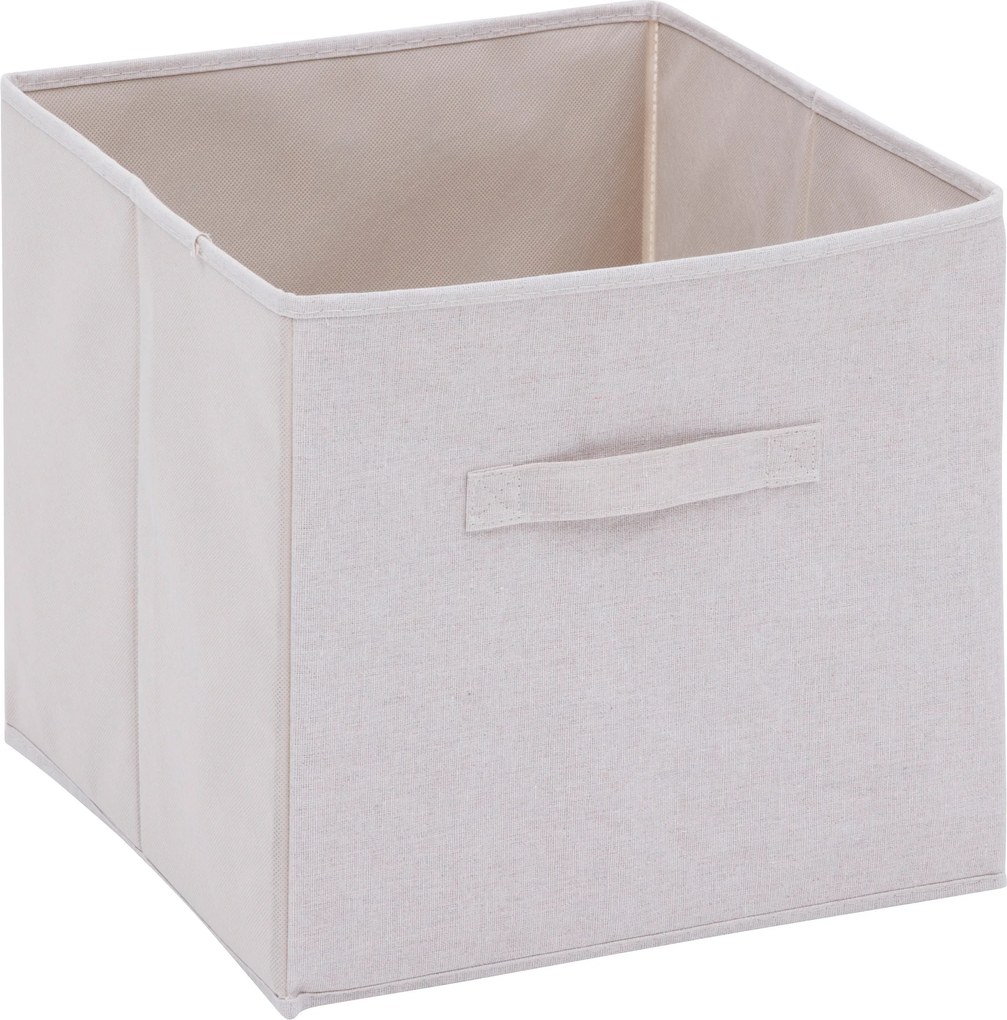 Bambusový regál TIDY se dvěma látkovými boxy, 34,7 x 33 x 77,5 cm