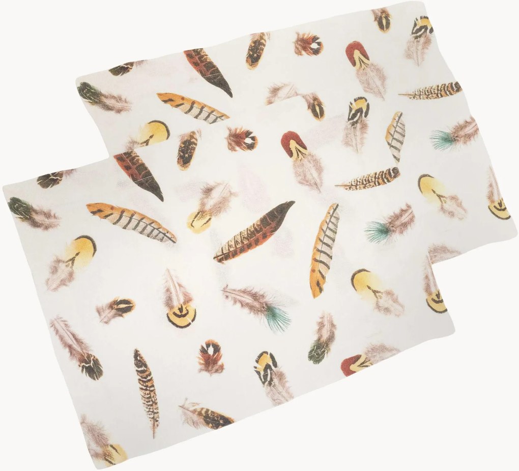 Sada lněných prostírání Feathers, 2 díly