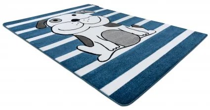 koberec PETIT ŠTĚNĚ modrý velikost 140x190 cm | krásné koberce cz