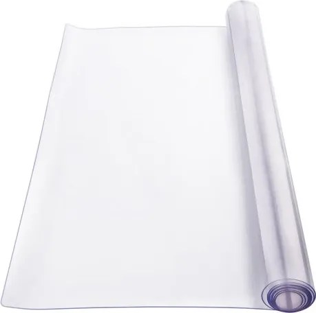 PVC chránič stolu 61 × 121,9 cm průhledný plastový o tloušťce 2,0 mm