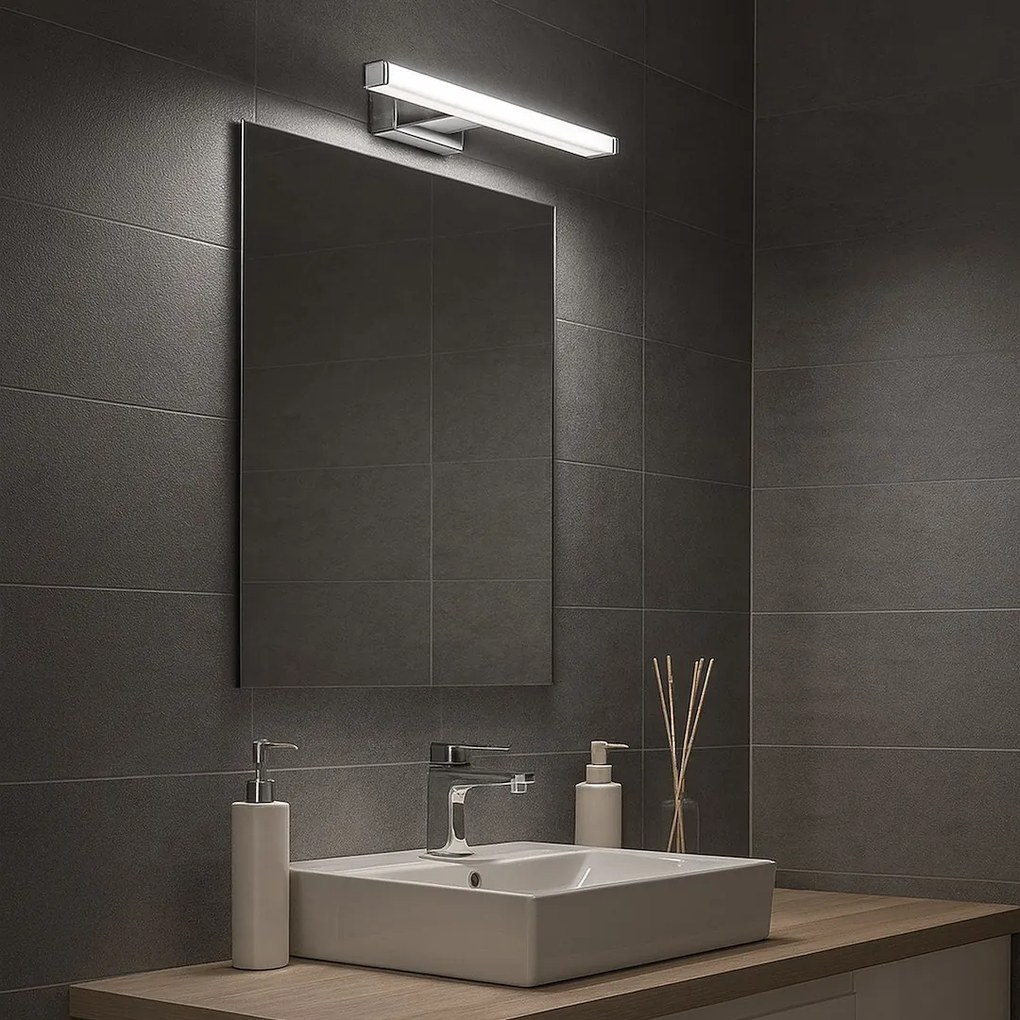 Nástěnné LED svítidlo Mirore, 1x LED 5w, 4000k, (fi 30cm), s