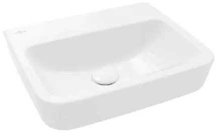 Villeroy & Boch O.novo - Umývátko na desku, 450x370 mm, bez přepadu, bez otvoru pro baterii, CeramicPlus, alpská bílá 43444FR1