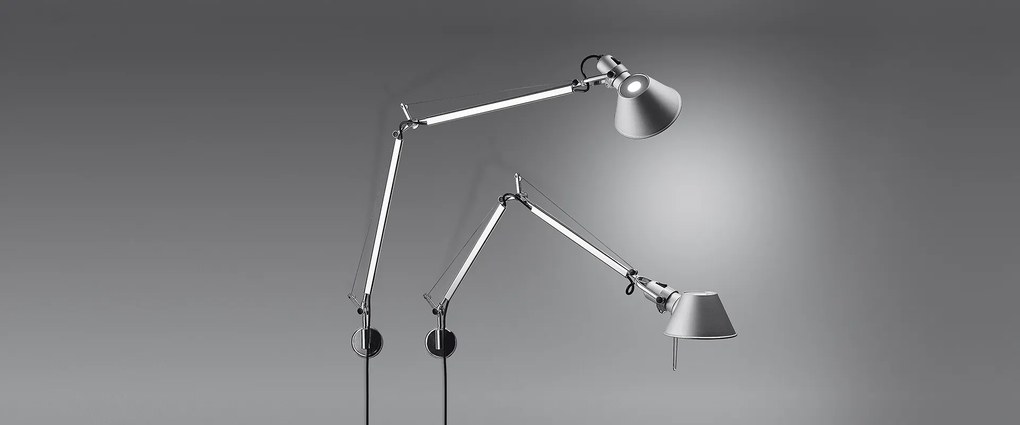 Artemide Designová nástěnná lampa Tolomeo, 1xE27 Barva: Bílá