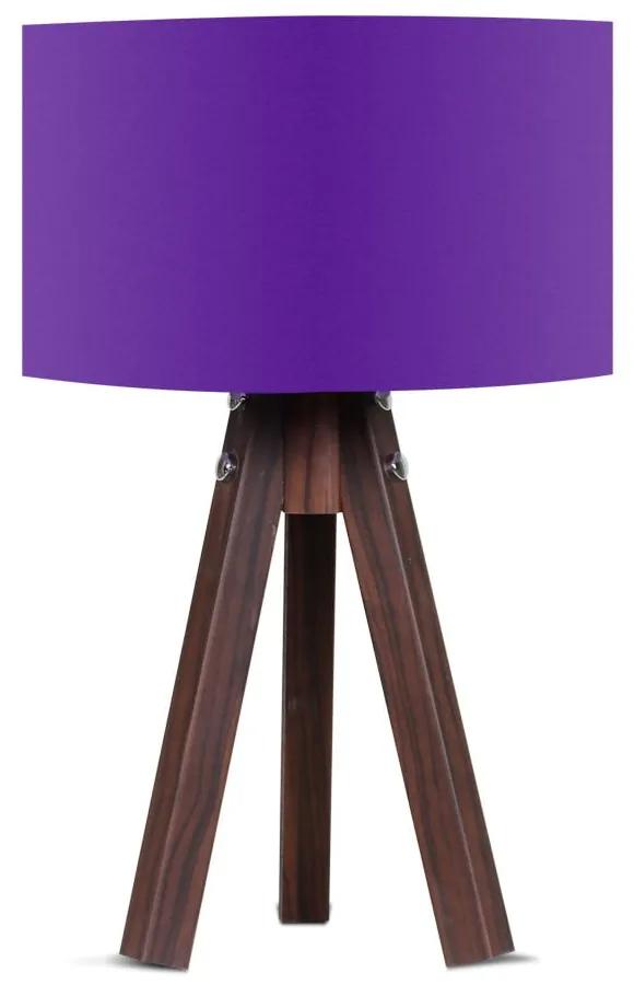 Stolní lampa s fialovým stínítkem Kate Louise Kahve