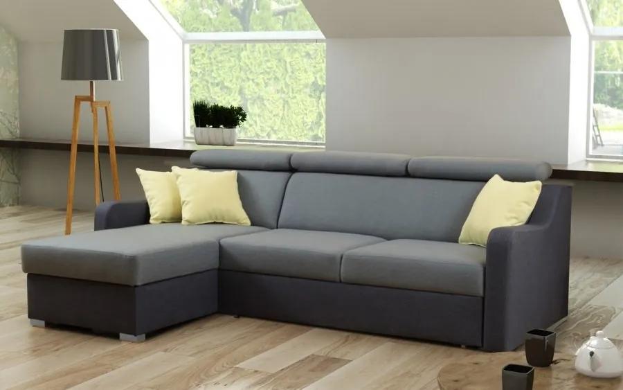 Casarredo - Komfort nábytek Rohová sedací souprava KELINA, rozkládací s úložným prostorem, výběr látek Inari
