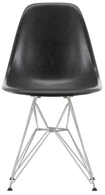 Eames Fiberglass Chair DSR chrom tmavě šedá Vitra