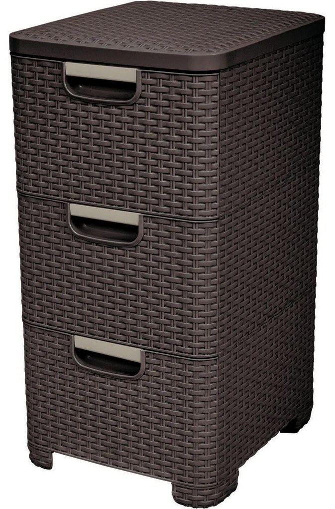 Curver Šuplíky RATTAN, šířka 33 cm