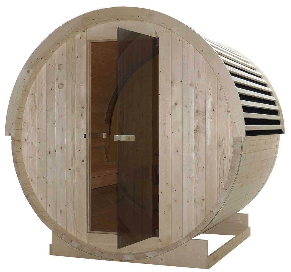 RAKOUSKÝ produkt - Venkovní sauna NYBORG - L pro 6 osob 194,2x224,9x194,9 (F80220)