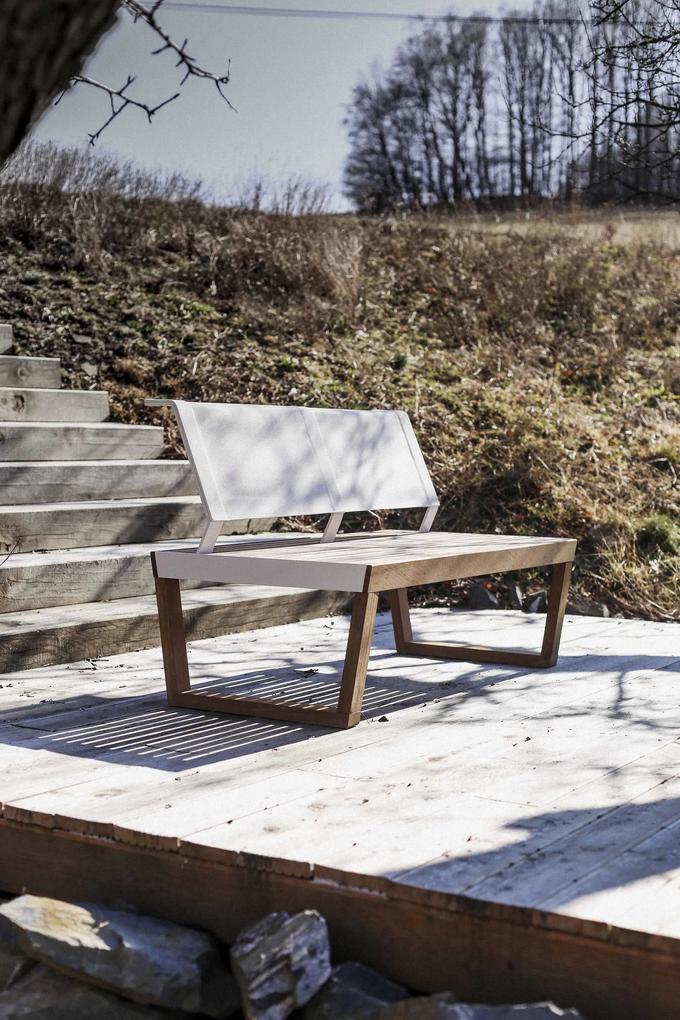 Zahradní nábytek Egoé Zahradní třímístná lavice Barka Dřevo: termo-jasan bez povrchové úpravy