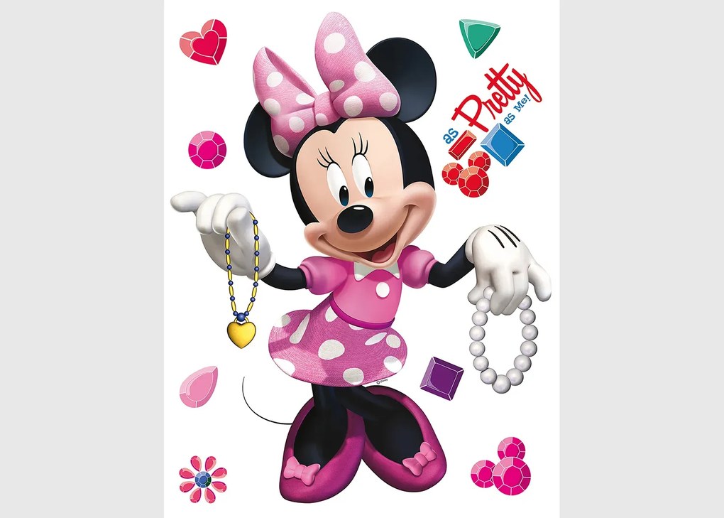 Dětská samolepka na zeď Disney Minnie | 65 x 85 cm | DDK857
