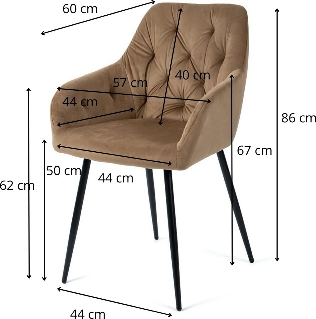 Vikio Jídelní set 6+1 160x90 cm dub, béžová VJS136-6BE
