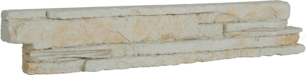 Kamenný obklad Vaspo Kámen považan bílá 6,7x37,5 cm V53203