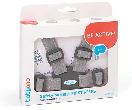 BabyOno Kšíry do kočárku Světle šedé