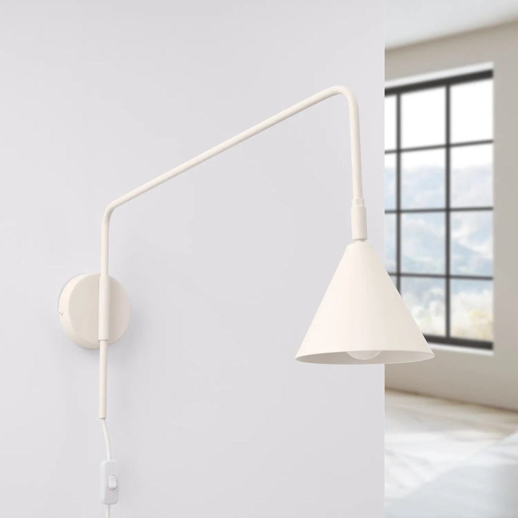Sollux Lighting Nástěnné svítidlo NOX béžové