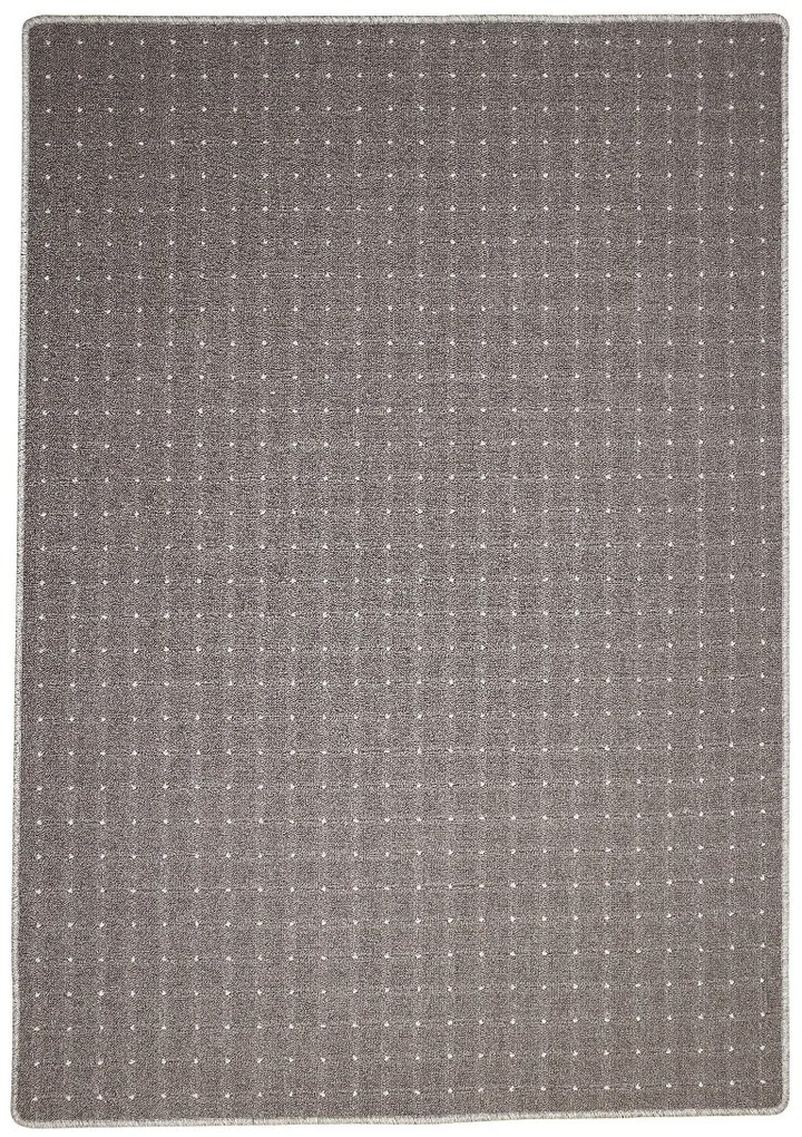 Condor Carpets, Kusový koberec Udinese hnědý, 120x170, hnědá, chodba / předsíň