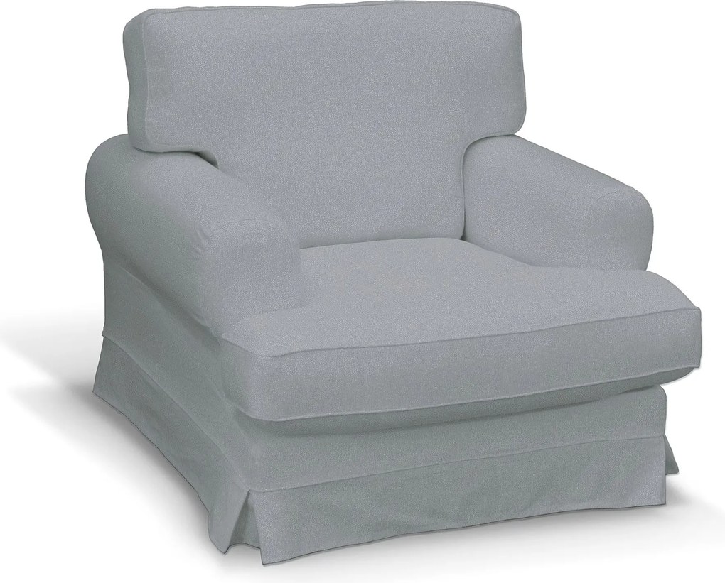 Potah na křeslo IKEA Ekeskog barva šedá látka pletený vzor