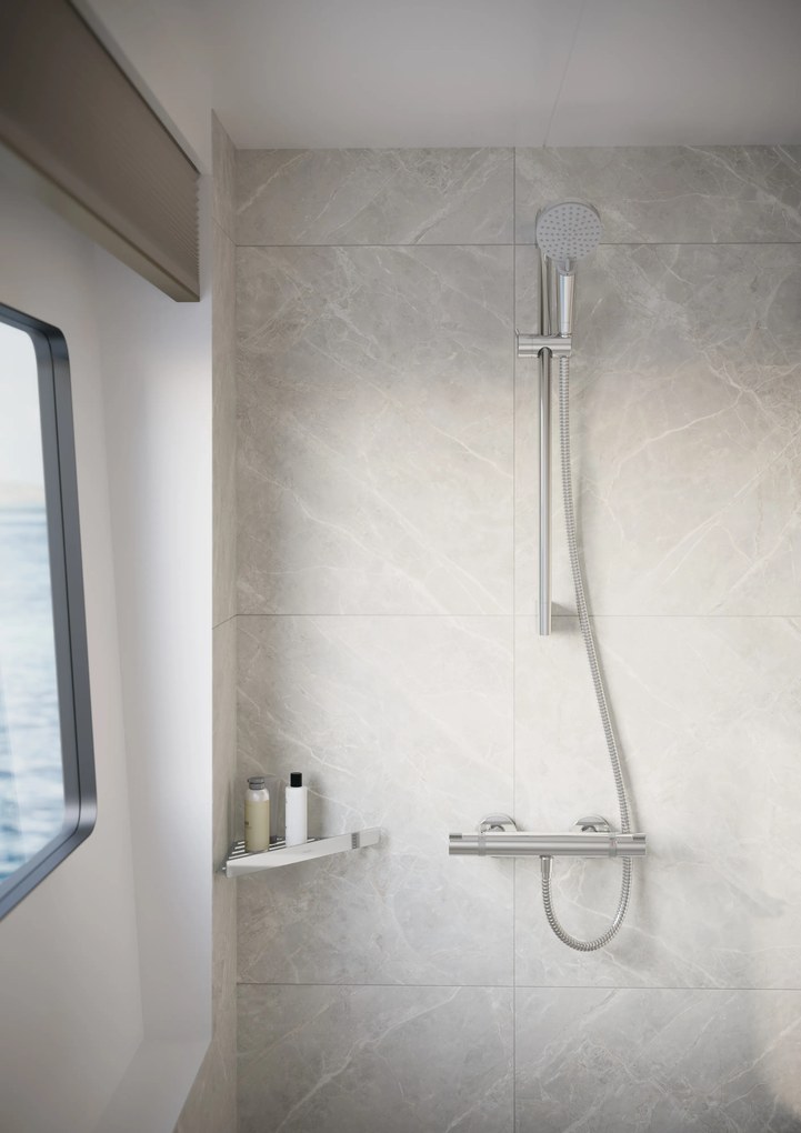Hansgrohe AddStoris, košík do rohu, chromová, HAN-41741000