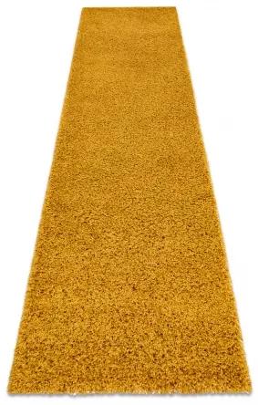Dywany Luszczow Kusový koberec, běhoun SOFFI shaggy 5 cm zlato Rozměr koberce: 60 x 250 cm