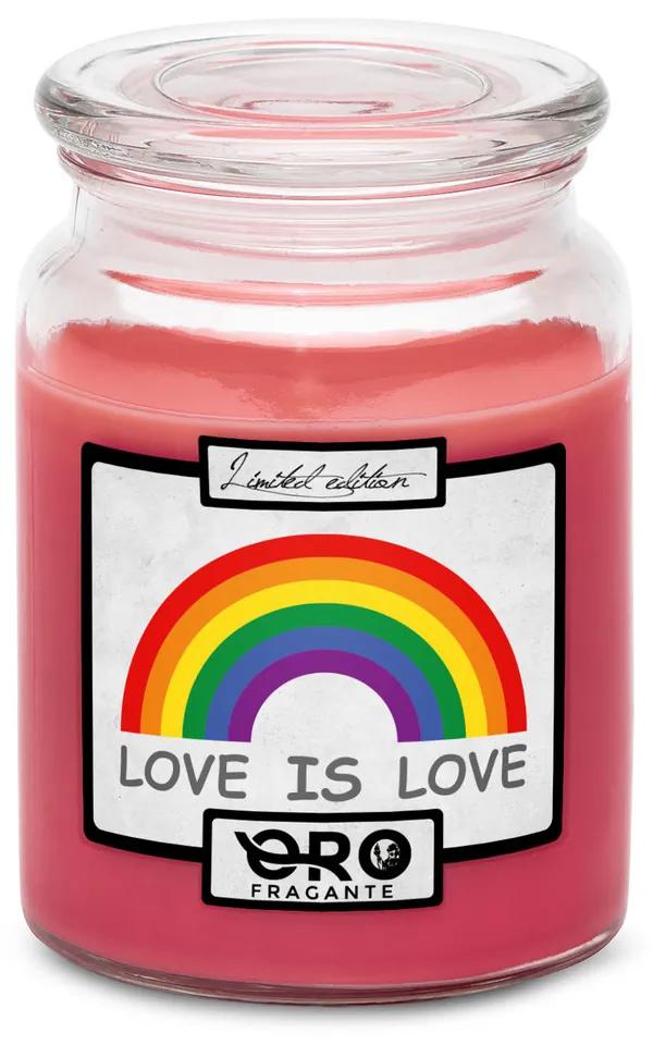Svíčka LGBT Rainbow (Vůně svíčky: Višně v čokoládě)