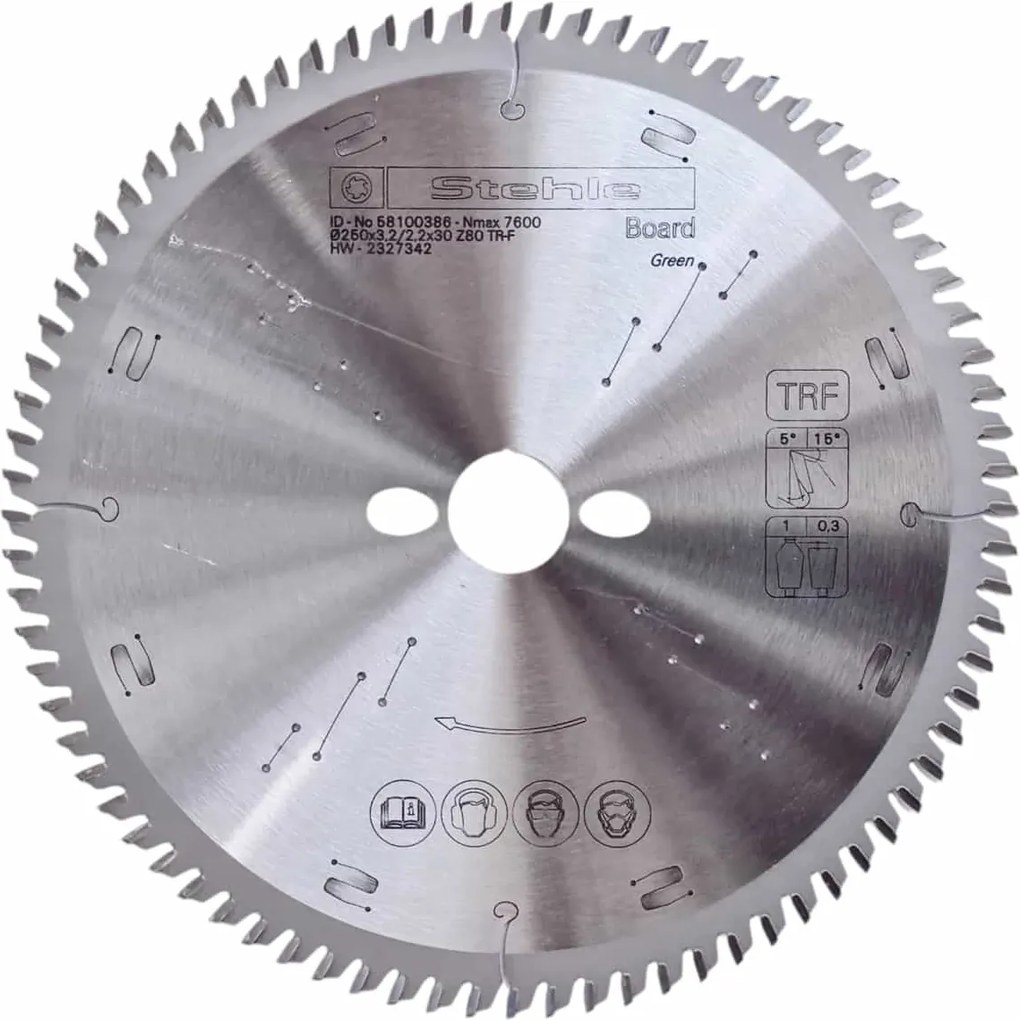 Stehle | Pilový kotouč na lamino, DTD a MDF ø 250/30 mm Z80 TCG/TFZ