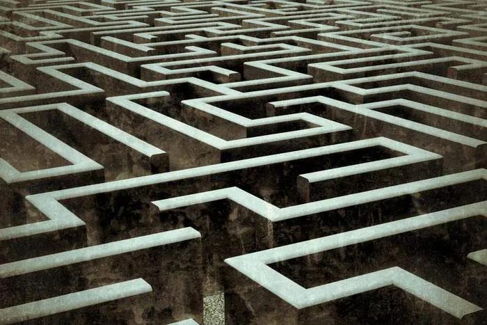 Samolepící fototapety Dimex - fototapeta na podlahu FL255-019 Labyrinth (255 x 170 cm)