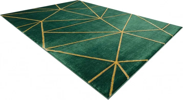 Dywany Łuszczów, AKCE: 160x220 cm Kusový koberec Emerald 1013 green and gold, zelená, chodba / předsíň