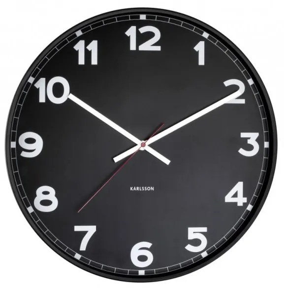 Designové nástěnné hodiny 5847BK Karlsson 41cm