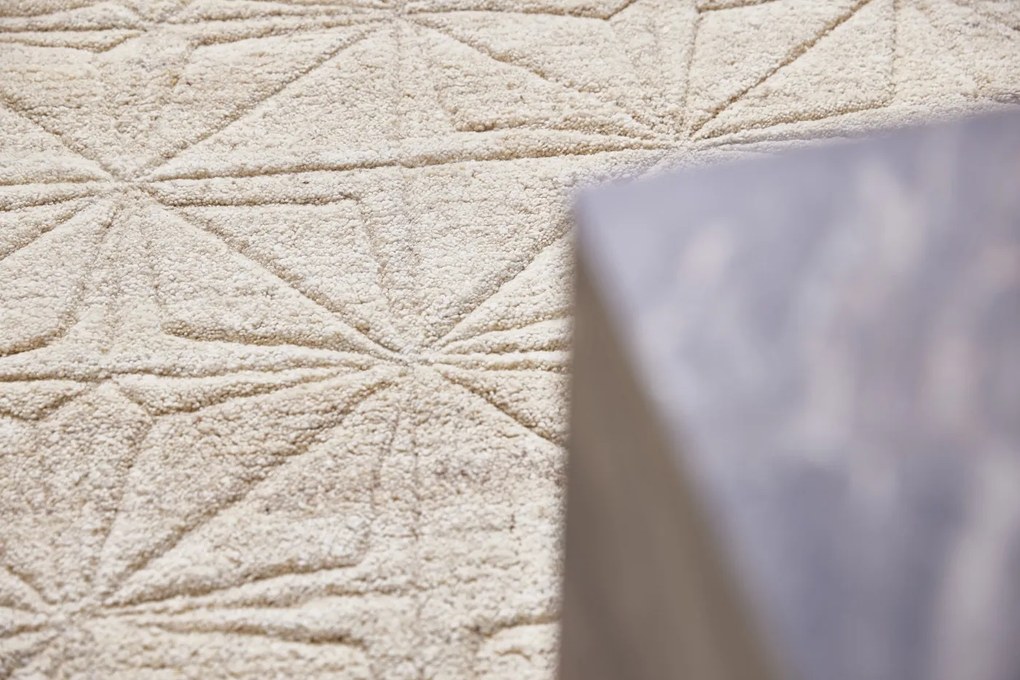 Diamond Carpets India, Ručně vázaný kusový koberec Michelangelo I DESP P105 (2), 300x400, bílá, ložnice
