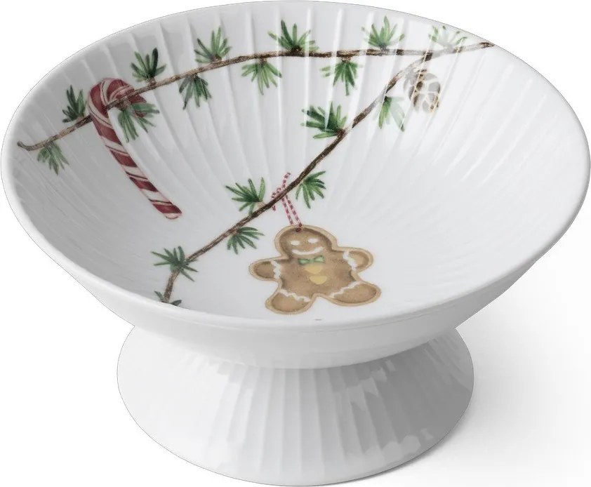 Bílá porcelánová mísa s vánočním motivem ø 16 cm Hammershøi Christmas – Kähler Design