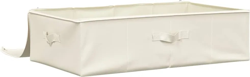 Úložný box textil 70 x 40 x 18 cm krémový 332907