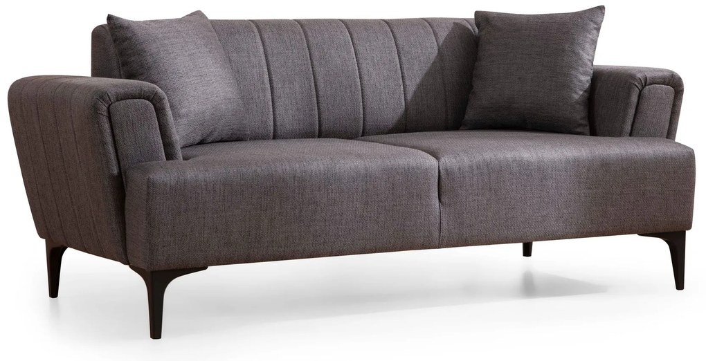 Hanah Home Dvoumístná pohovka HAMLET tmavě šedá 180 cm