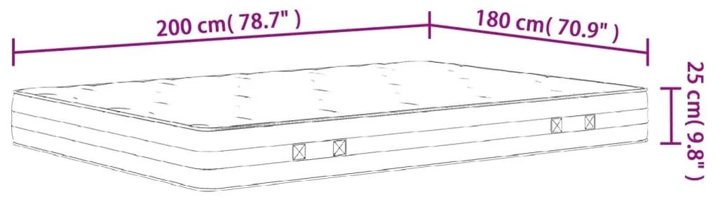 Taštičková pružinová matrace středně tvrdá 180 x 200 cm - Default Title