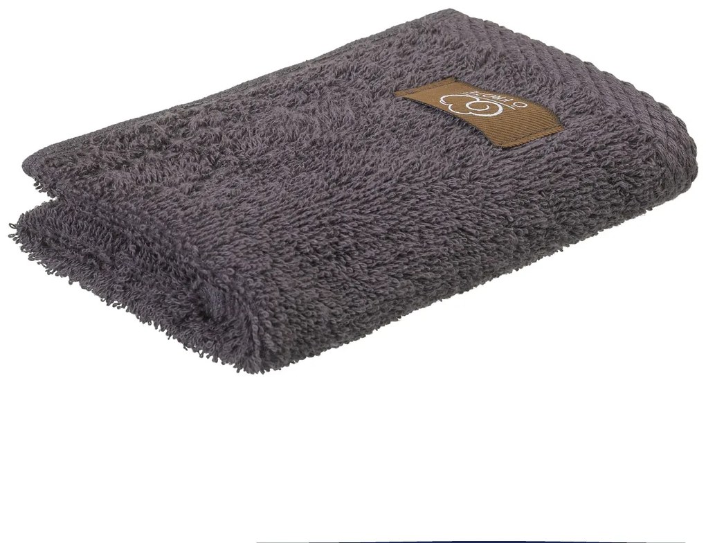 Ručník z organické bavlny Organic 500 gsm Charcoal (šedá)