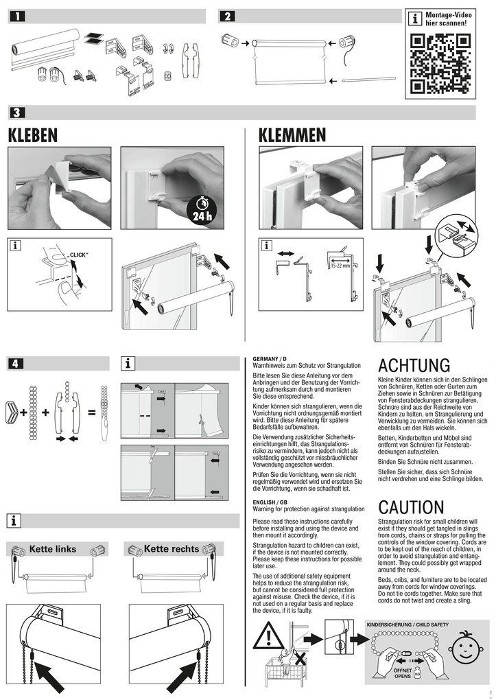 Roleta Easy Fix Termo 100x150cm, přírodní