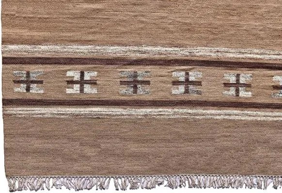 Ručne viazaný kusový koberec Ginger DESP P83 Brown Cream, 80x150, hnedá, chodba / predsieň, Diamond Carpets India