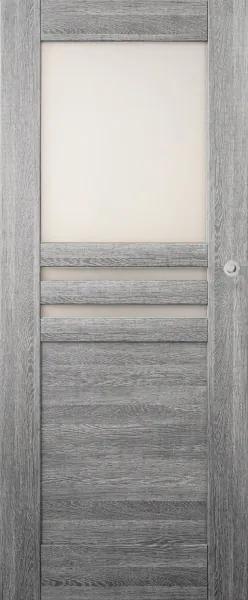 posuvné interiérové dveře do pouzdra MADERA model 5 Průchozí rozměr: 70 x 197 cm, Orientace dveří: Levé dveře, Dekor: Dub přírodní