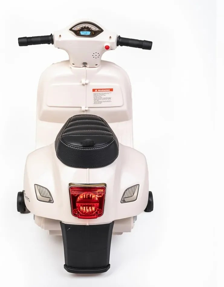 Baby Mix Dětská elektrická motorka Vespa, bílá